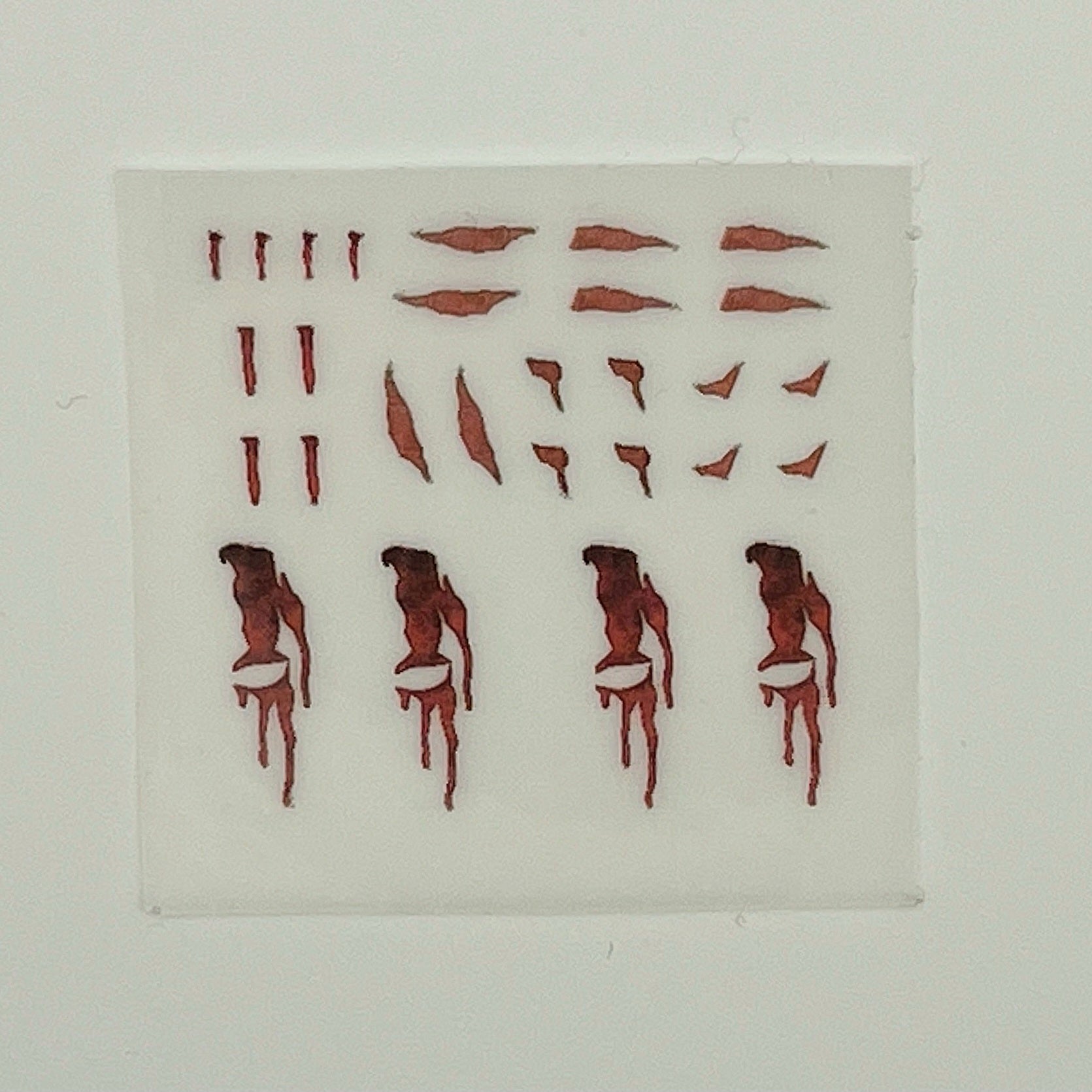 Shadow blood scars ( Rub-on decals ) – JtCustomFigs